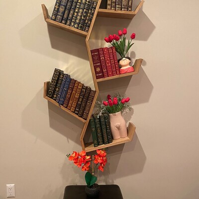 Tree Shelf, Oak Tree Shelf, Tree Shelves, Oak Shelves, Bookshelf ...