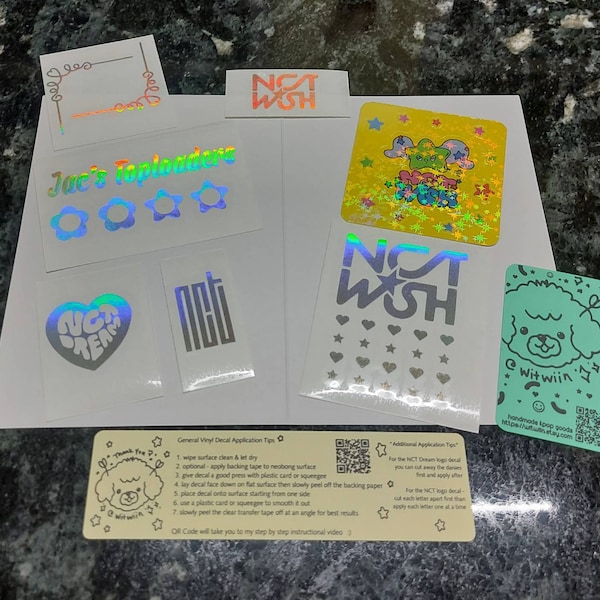 NCT WISH Lightstick Vinyl Decal Sticker Neobong Kpop - Etsy
