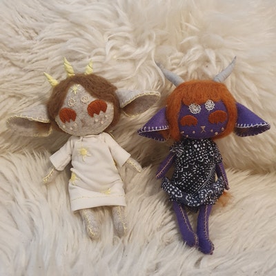 Felt Doll Sewing Pattern Pdf With Instructions and Tutorial, Diy Craft ...