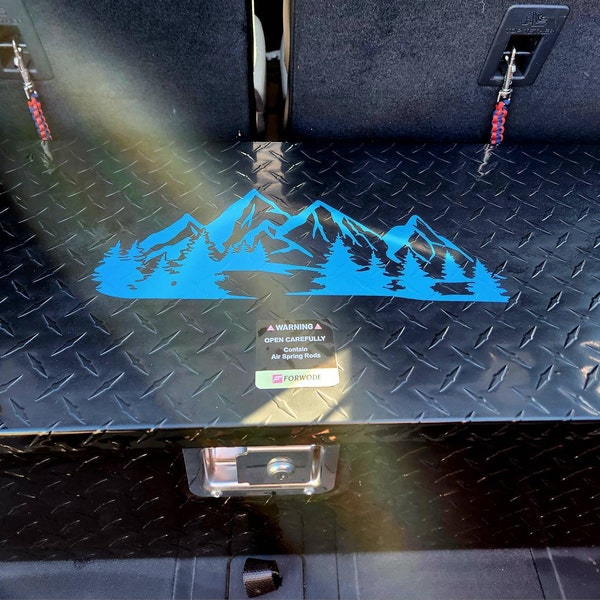 Mountain Range Decal: Nature Car Bumper Sticker - Etsy