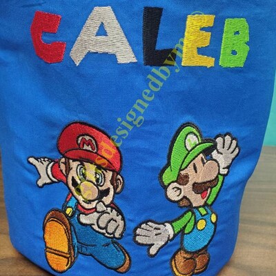 Mario Machine Embroidery Font Monogram Alphabet, Old School Embroidery ...