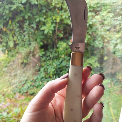 Hand BOLINE Bolline Sickle Herbalist Tool Druidic Ritual Druid ...