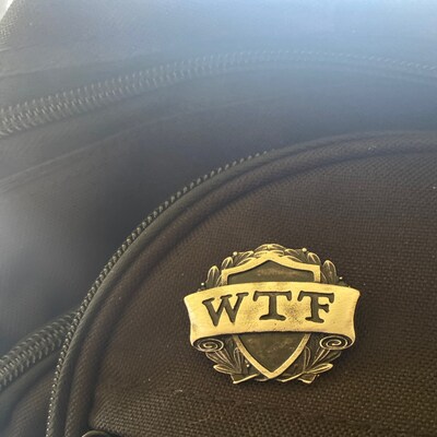 WTF Class Badge RPG Character Class Pin Handcrafted Pewter Accessories ...