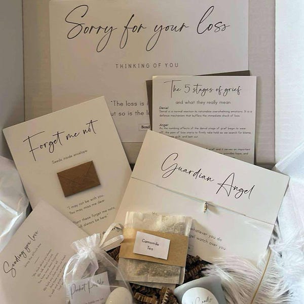 Bereavement Care Package, Condolences Gift Box, Sorry for Your Loss ...