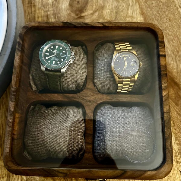 Wood Watch Box, Watch Case, Groomsmen Gift Box, Watch Box for Men ...