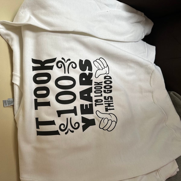 100th Birthday SVG Bundle, 6 Designs, 100 and Fabulous SVG, It Took 100 ...