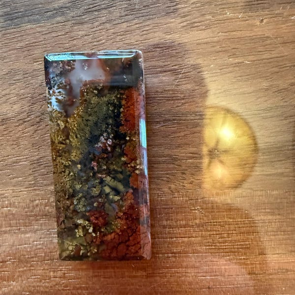 Beautiful Scenic Cabochon Java Moss Agate - Etsy