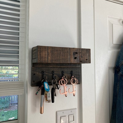 Rustic Handcrafted Key Holder - Etsy