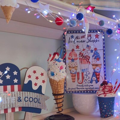 Faux Christmas Milkshake,fake Holiday Milkshake, Tiered Tray Decor ...