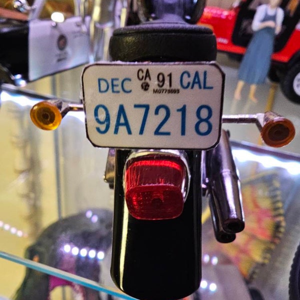 CUSTOM * License Plate for Model Car * to Scale * Beautifully Detailed ...