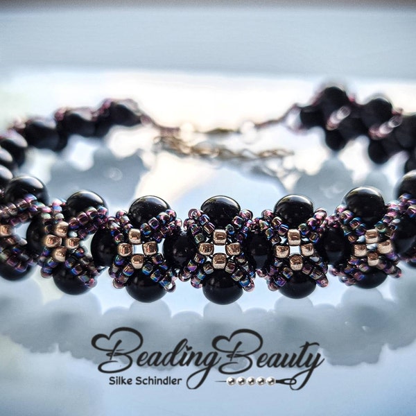 Python Snake Skin Bead Crochet Rope Necklace Pattern Pdf - Etsy