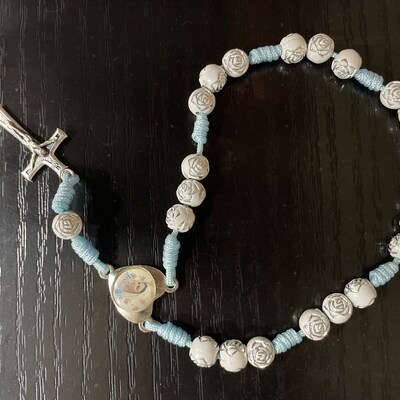 Jesus Cross Fish Statue, Christian Art Figure Jesus Who Ever Believes ...