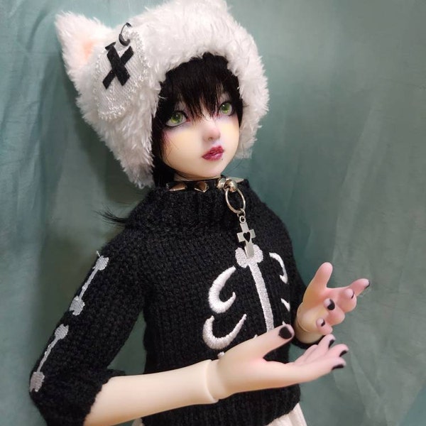 Yosd MSD Kumako Hoodie & Leg Warmer Set for 1/6 1/4 30cm 35cm BJD Doll ...