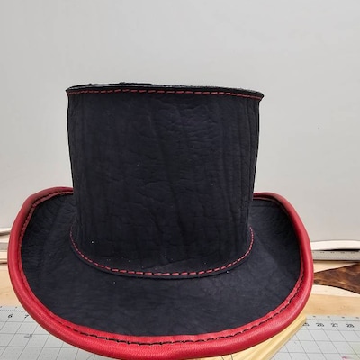 Top Hat Pattern Leather DIY Pdf Download Video Tutorial - Etsy