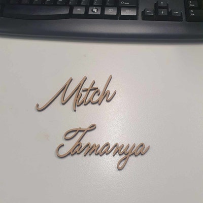 MDF Laser Cut Names Wedding Place Names Table Decoration MDF Placename ...