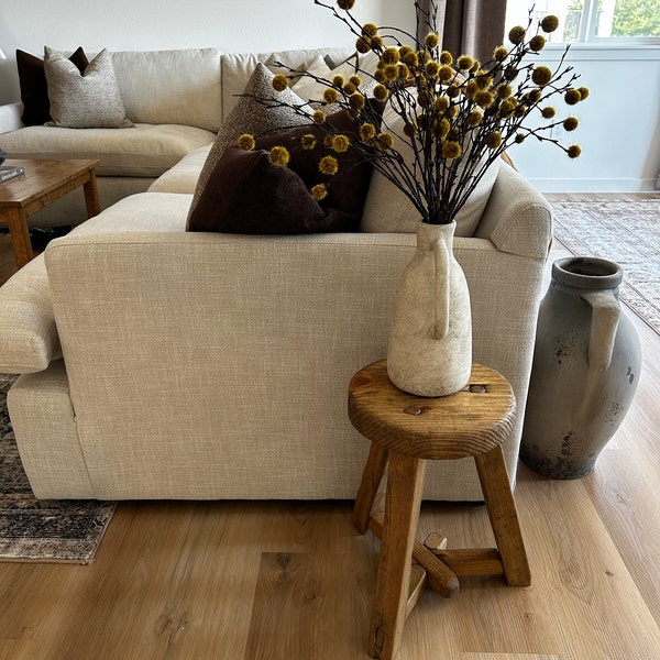 Made to Order: Small Round Accent Stool - Etsy