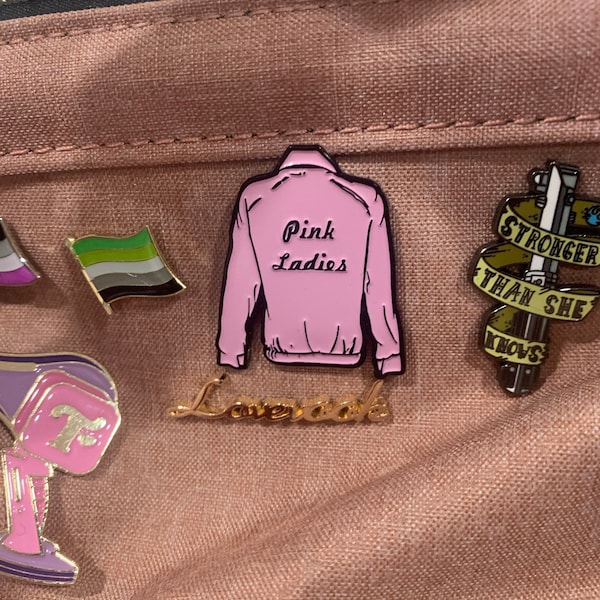 Pink Ladies Pin - Etsy