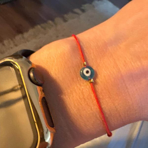 Evil Eye Charm Red String Bracelet - Protection Bracelet With Evil Eye ...