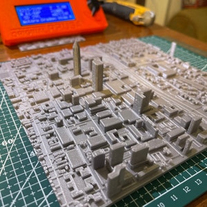 3D Chicago Digital Files 3D STL File Chicago 3D Map 3D City Art 3D ...
