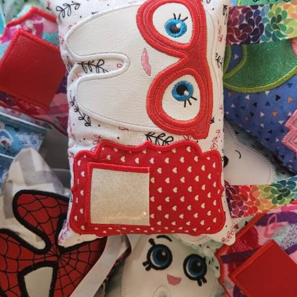 DIGITAL ITEM: Puppy Police Tooth Fairy Pillow ITH Embroidery Design 5x7 ...