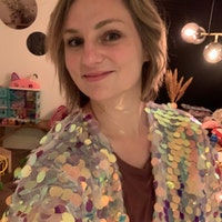 Short Pink Mermaid Kimono,sequin Kimono Mid Length,festival Kimono ...