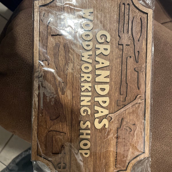 Personalised Name Comic Hanging Wall Door Sign Engraved Man Cave Kids ...