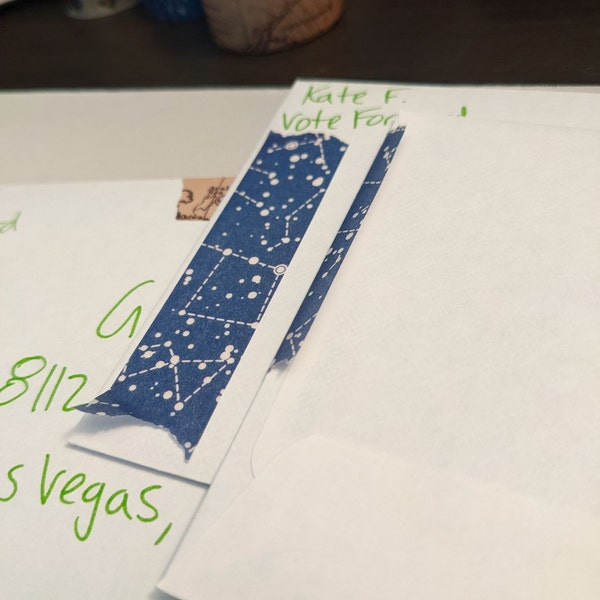 Constellation Pattern Washi Tape, Astronomy Blue Night Sky Stars ...