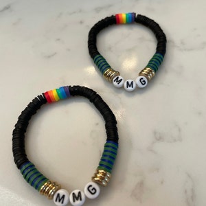 Heishi Bead Bracelet for Women Custom Bead Bracelet | Etsy