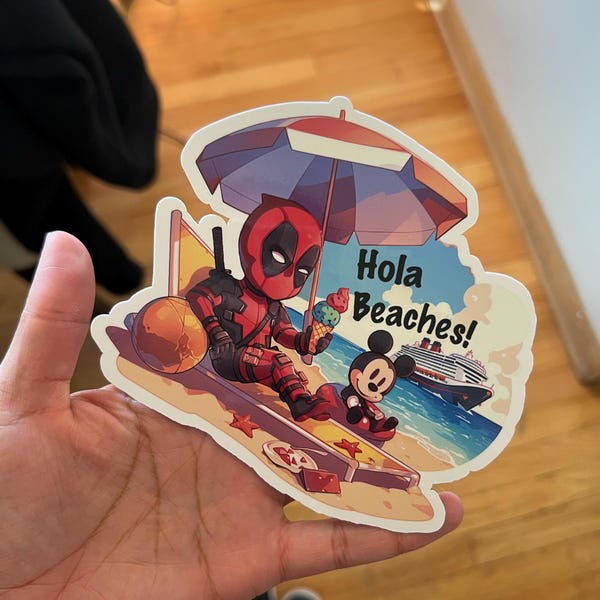 Disney Wish Cruise Ship Sticker | DCL Stationery | Laptop Sticker ...