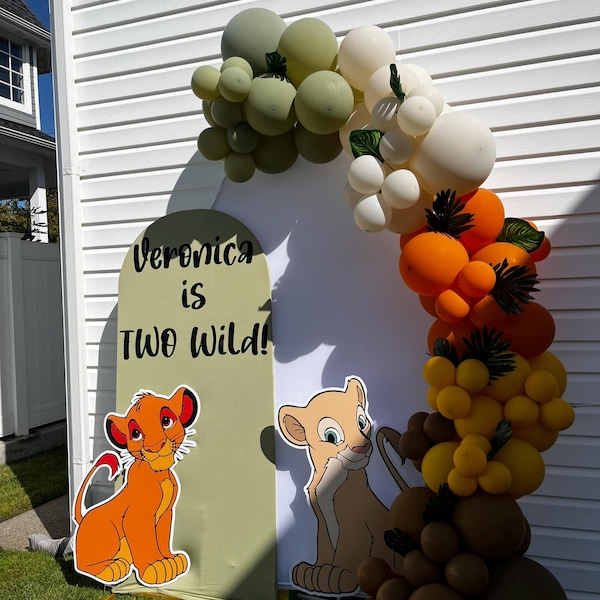 The Lion King Birthday Party Decor,mufasa Liong King Cutouts, Outdoor ...