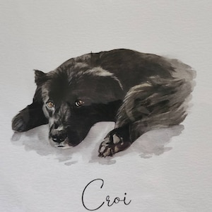 Pet Portrait Custom MULTI Pet Portrait Pet Painting Multi Dog Portrait ...