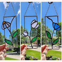 Plant Stakes Pack 1 Stained Glass Pattern, Stained Glass Patterns ...