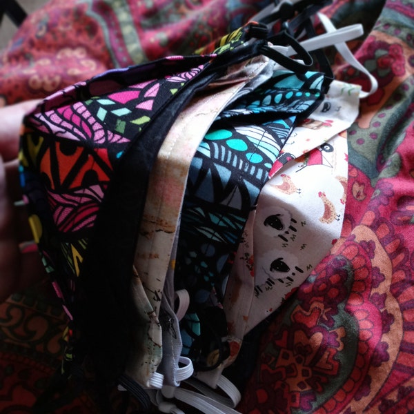 3D Fit Cloth Face Mask 3 Ply With BUILT IN FILTER Non Woven ...