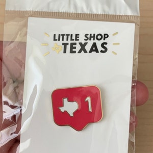 Texas Popsicle Enamel Pin - Etsy