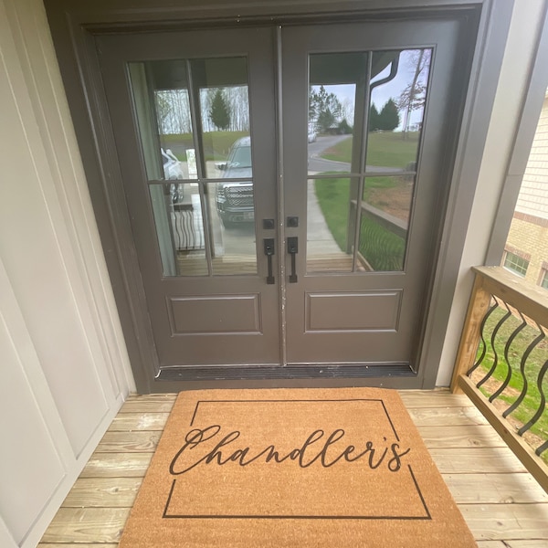 X-LARGE Double Door Doormat, Customized Coir Doormat, Extra Long ...