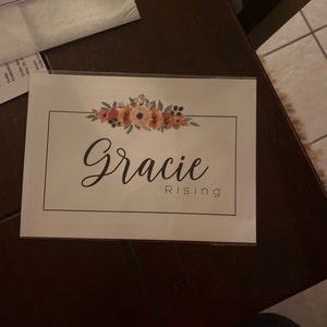 Printable Milestone Box Labels Name Decal for School File - Etsy