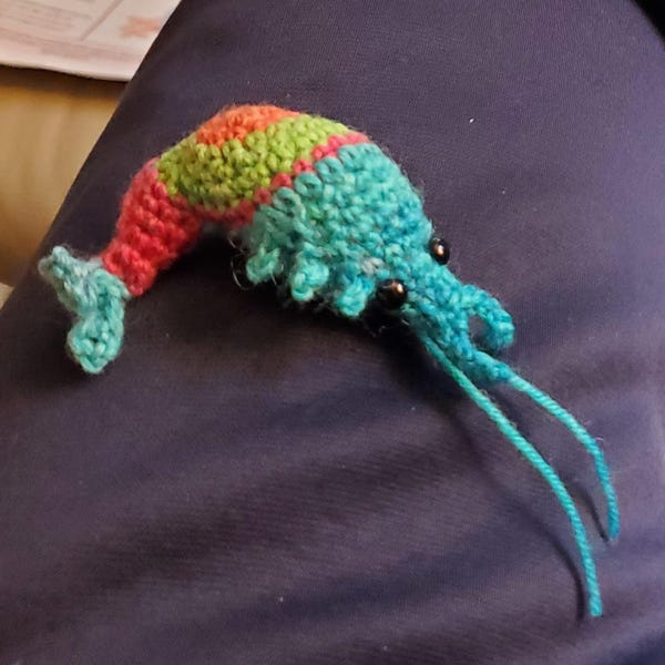 CROCHET PATTERN Shrimp No-sew Amigurumi by Mevvsan [PDF Instant ...