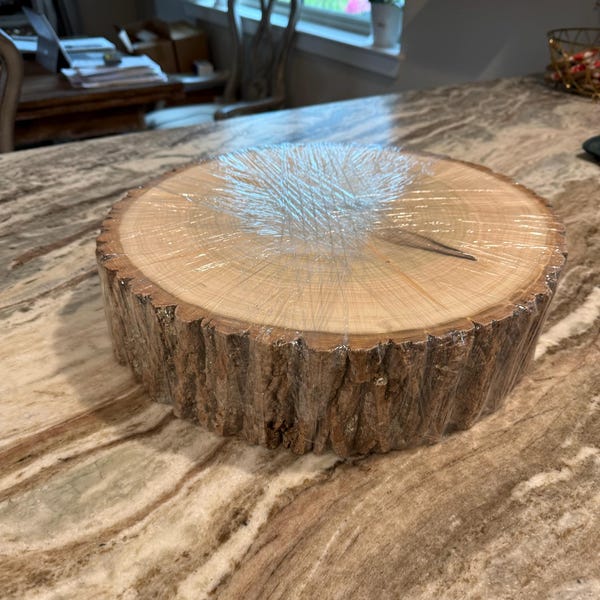 3" - 4" Red Oak Wood Stumps, Organic Rustic Log Stumps, Rustic Wedding ...