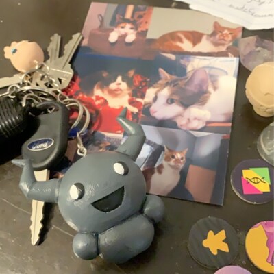 Lil' Brim Keychain 3D Printed Binding of Isaac Keychain - Etsy