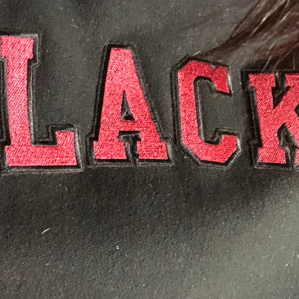 Embroidered Varsity Iron on Letters, School Letters, Varsity Letters ...