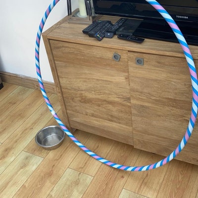 Adult Hoola Hula Hoop 38 or 41 Pink & White With - Etsy