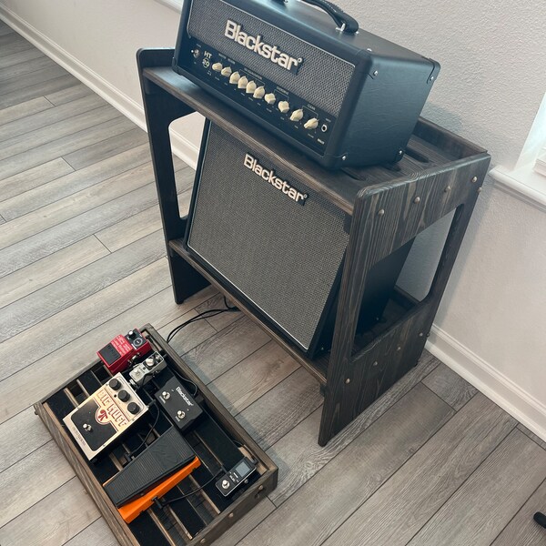 Handcrafted Vertical Desk Synthesizer Stand / Guitar Pedalboard - Etsy