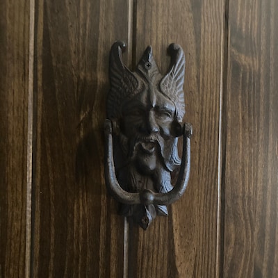 Cast Iron Moose Head Wall Mount Elk Deer Venison Rustic Cabin Art Faux ...