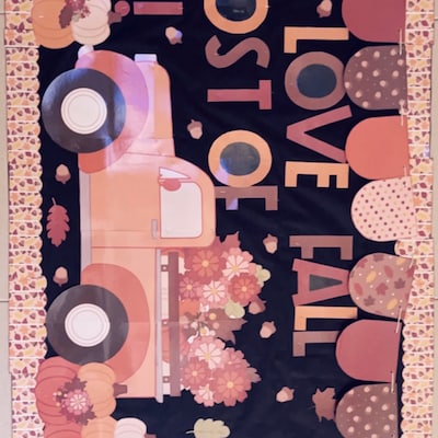 Fall Floral Truck Fall Fall Themed Bulletin Board Kit - Etsy