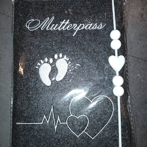 Mutterpasshülle Hülle für Mutterpass aus Filz Geschenk für Schwangere ...