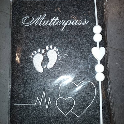 Mutterpasshülle Hülle für Mutterpass aus Filz Geschenk für Schwangere ...