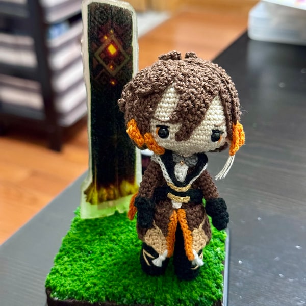 Crochet PDF Pattern: "zhongli" Chibi Amigurumi - Etsy