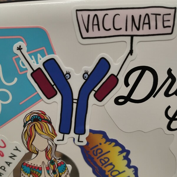 CRISPR Cas9 Sticker // Cute Molecular Biology // Gift for a Scientist ...