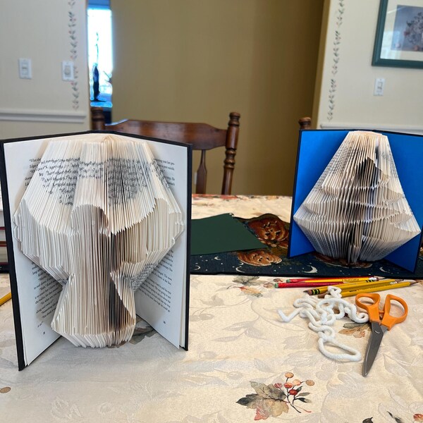 16 Folded Book Art Patterns and Book Art Projects, Book Folding ...