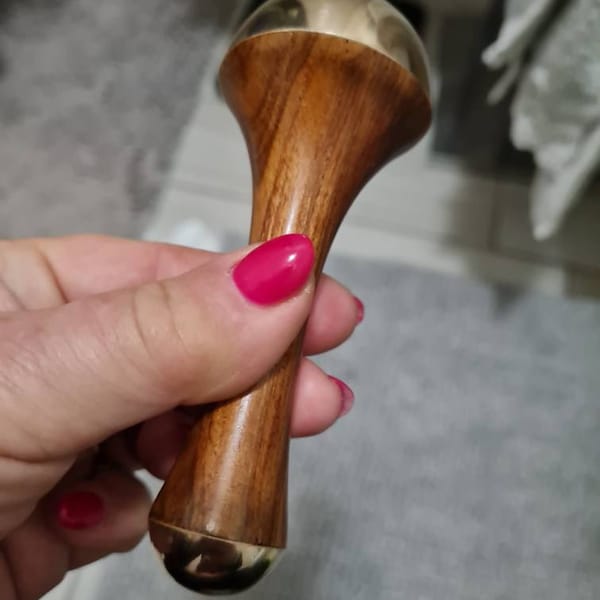 Ayurvedic Kansa Wand Massager: Copper & Tin Face/foot/body Tool - Etsy